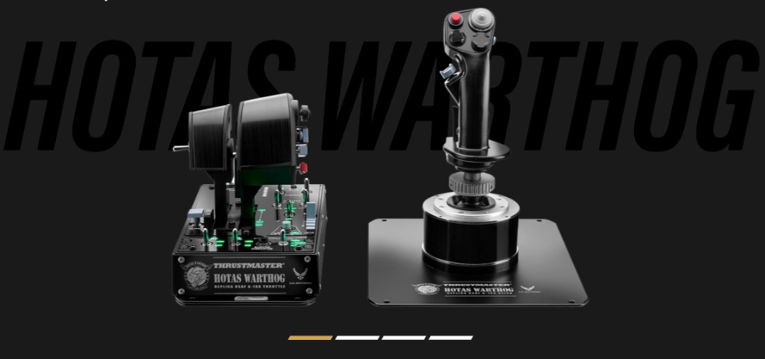 HOTAS WARTHOG JOYSTICK AND DUAL THROTTLE (Thrustmaster), Video Gaming, Gaming Accessories ...