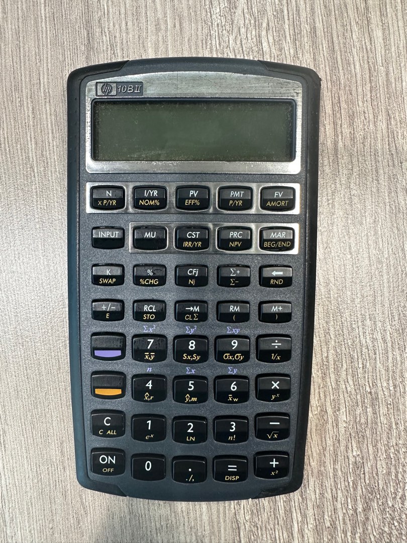 HP10B II Scientific Calculator, Computers & Tech, Office & Business Technology on Carousell