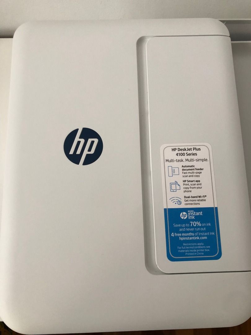 HP DeskJet Plus 4100 All-in-One series, Computers & Tech, Printers ...