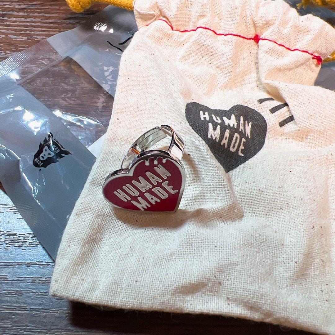 [全新]Human made ring(RED), 名牌, 飾物及配件 - Carousell