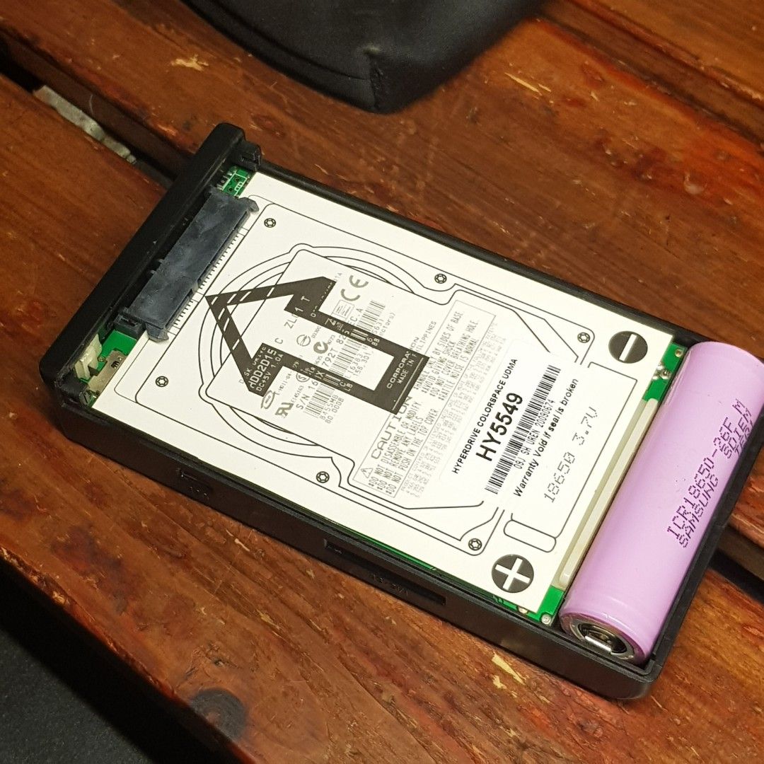 HyperDrive COLORSPACE UDMA external sd cf card back up Storage ...