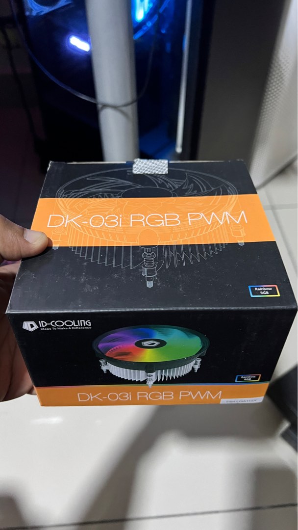 ID Cooling DK-03i RGB PWM Intel CPU cooler, Computers & Tech, Parts & Accessories, Computer ...