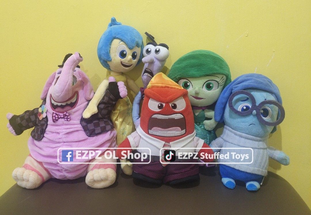 Inside Out Plush Bundle Disney Pixar, Hobbies & Toys, Toys & Games on ...