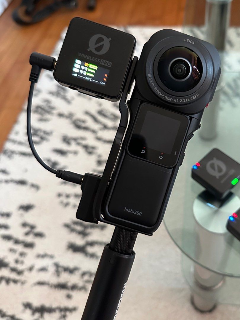 Insta360 External Mic Adapter, Photography, Cameras on Carousell