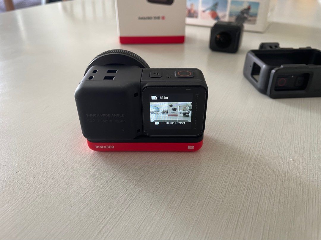 Insta360 ONE R 1-Inch Edition + Dual-Lens 360 Mod, Photography, Cameras ...