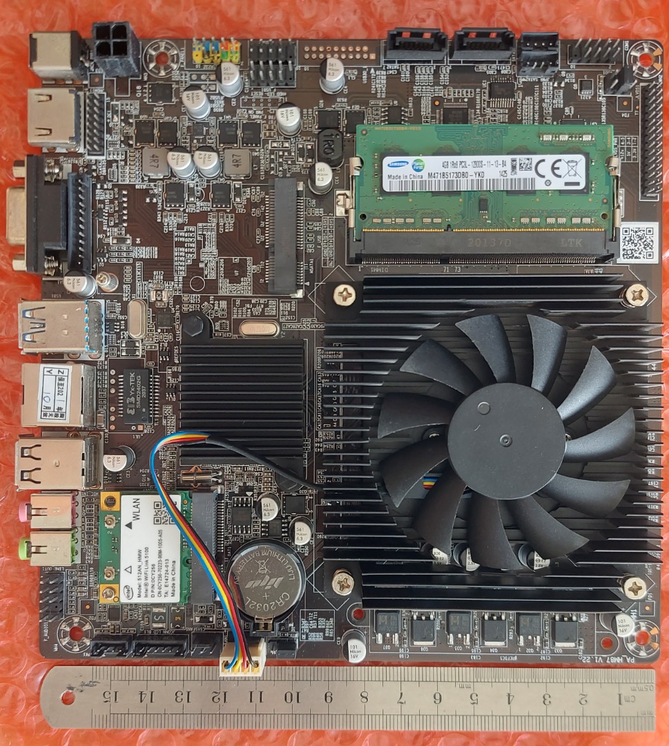 Intel i7 mini Motherboard INTEL HD4600 HDMI 256GB SSD 4G DDR3 1000M ...