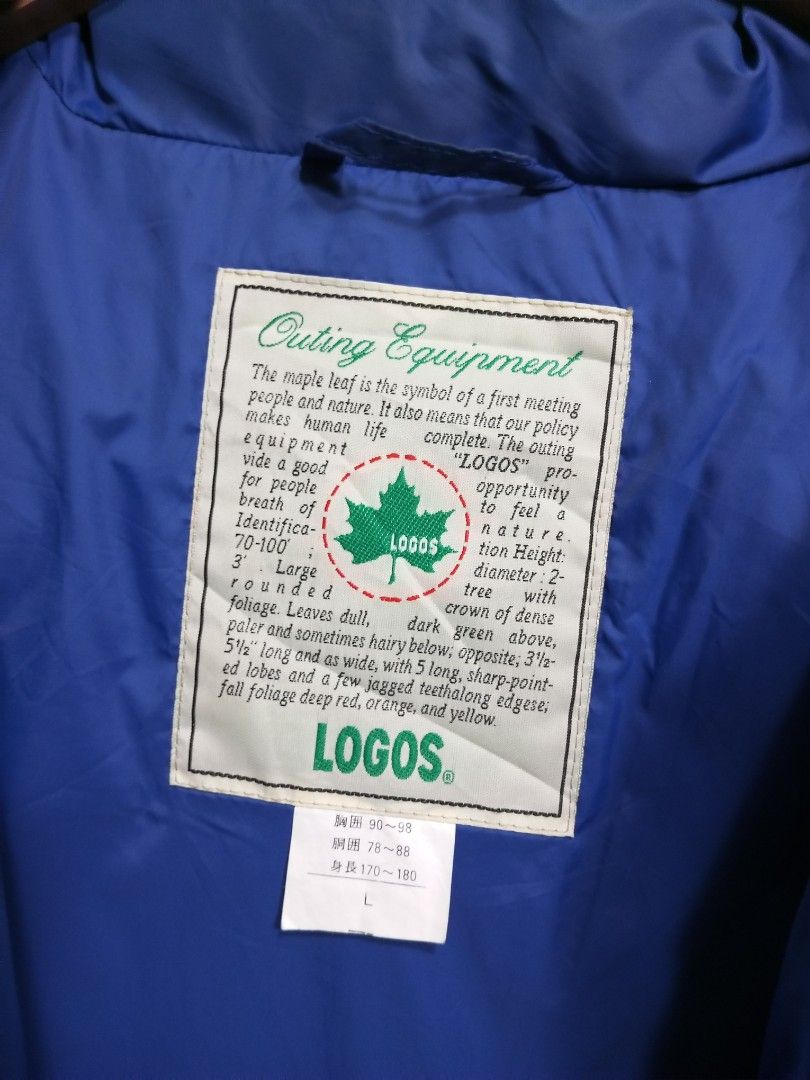 Jacket Puffer Logos, Fesyen Pria, Pakaian , Baju Luaran di Carousell