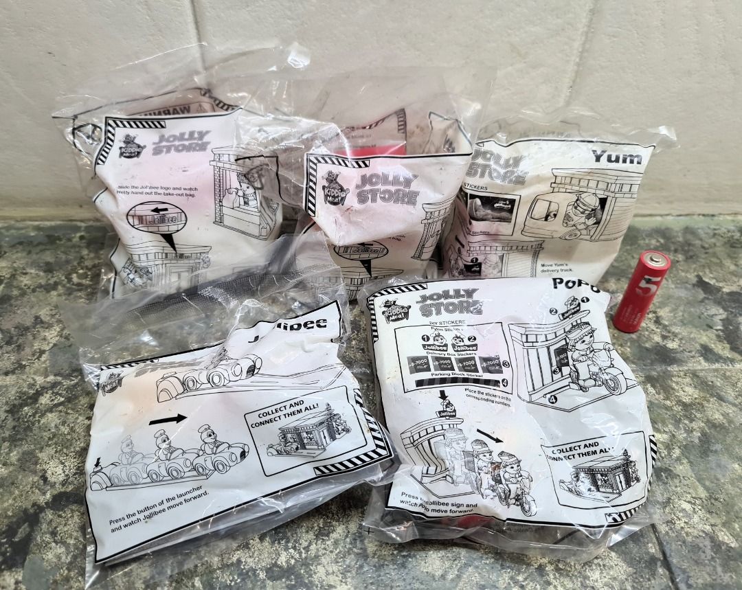 JOLLY STORE COMPLETE SET - 2018 Jollibee Kiddie Meal Toy Series ...