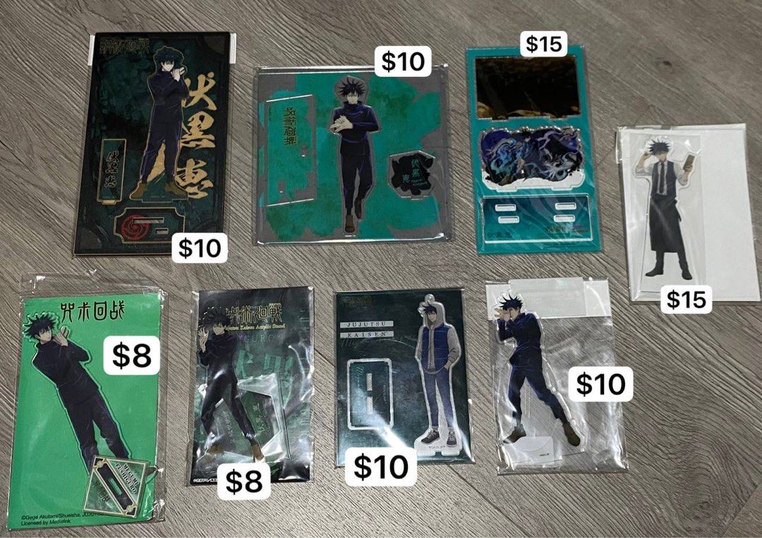 wts/lfb jujutsu kaisen jjk assorted merch items, Hobbies & Toys ...