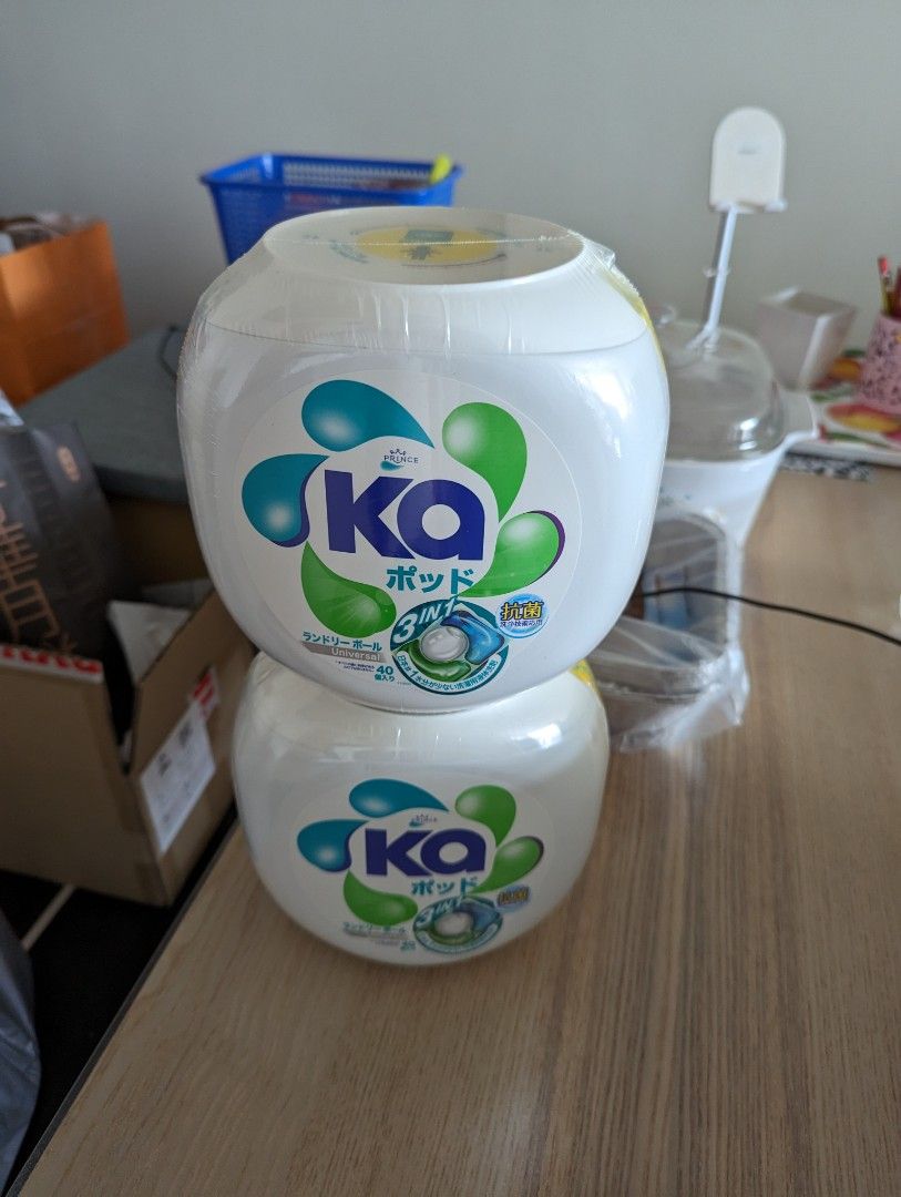 Ka laundry capsules 40 pods in one box, Furniture & Home Living, Cleaning & Homecare Supplies ...