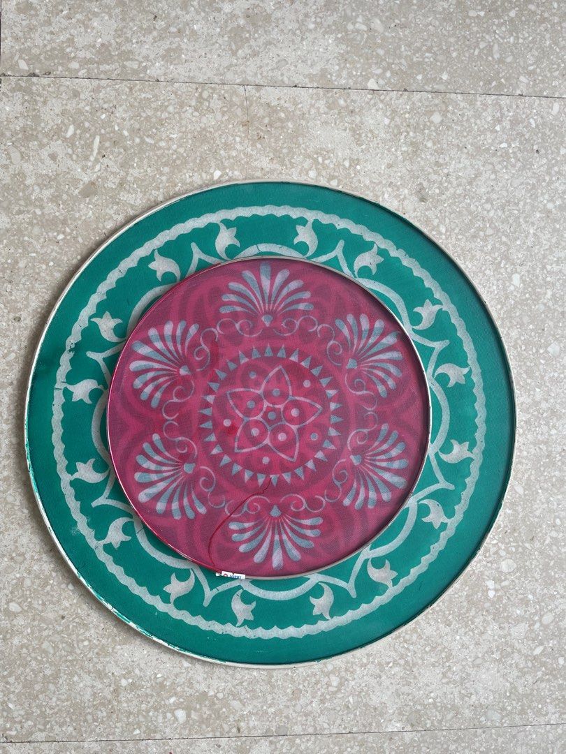 Diwali Kolam stencils, Rangoli powder, Hobbies & Toys, Stationery ...