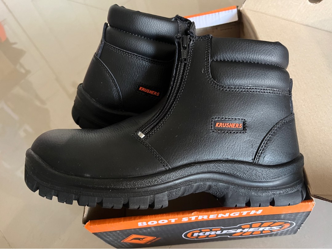 Krushers safety boots, Men's Fashion, Footwear, Boots on Carousell