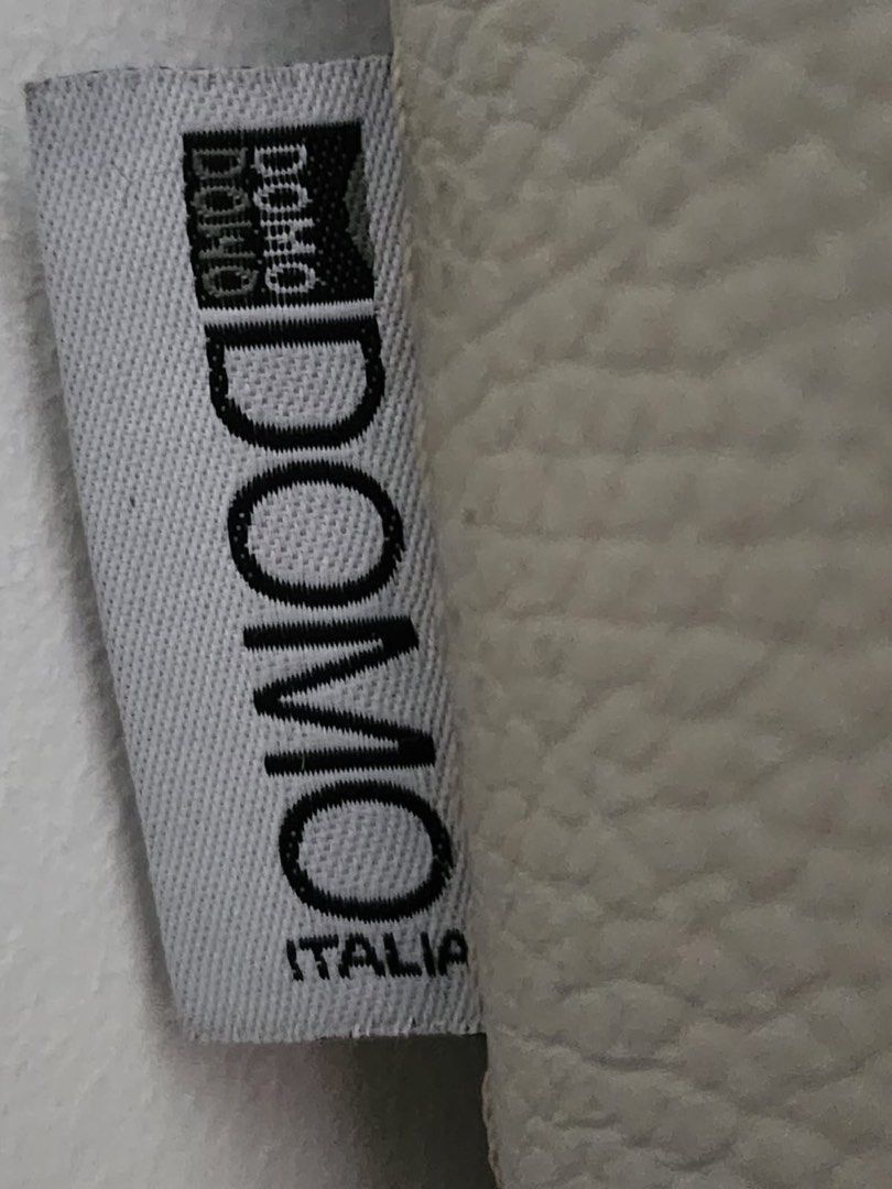 Japandi Domo Italia Leather L Shape Sofa, Furniture & Home Living ...