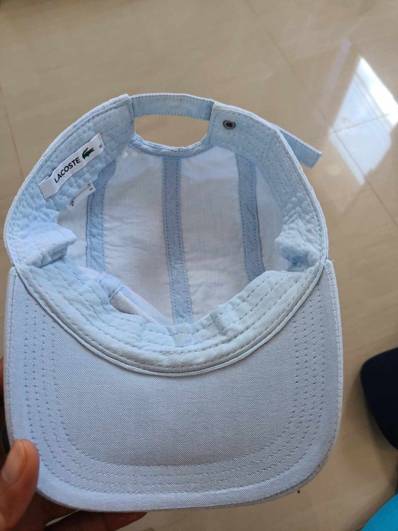 LACOSTE 5 PANEL CAP SIDE LOGO, Men's Fashion, Watches & Accessories ...
