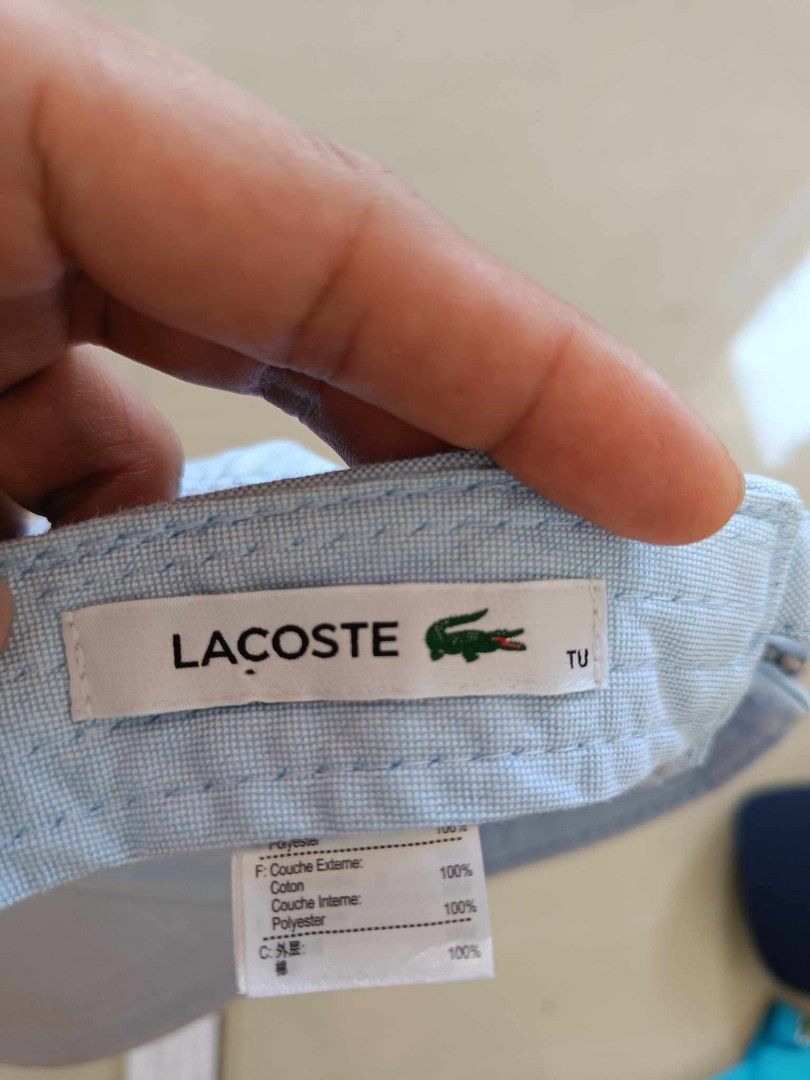 LACOSTE 5 PANEL CAP SIDE LOGO, Men's Fashion, Watches & Accessories ...