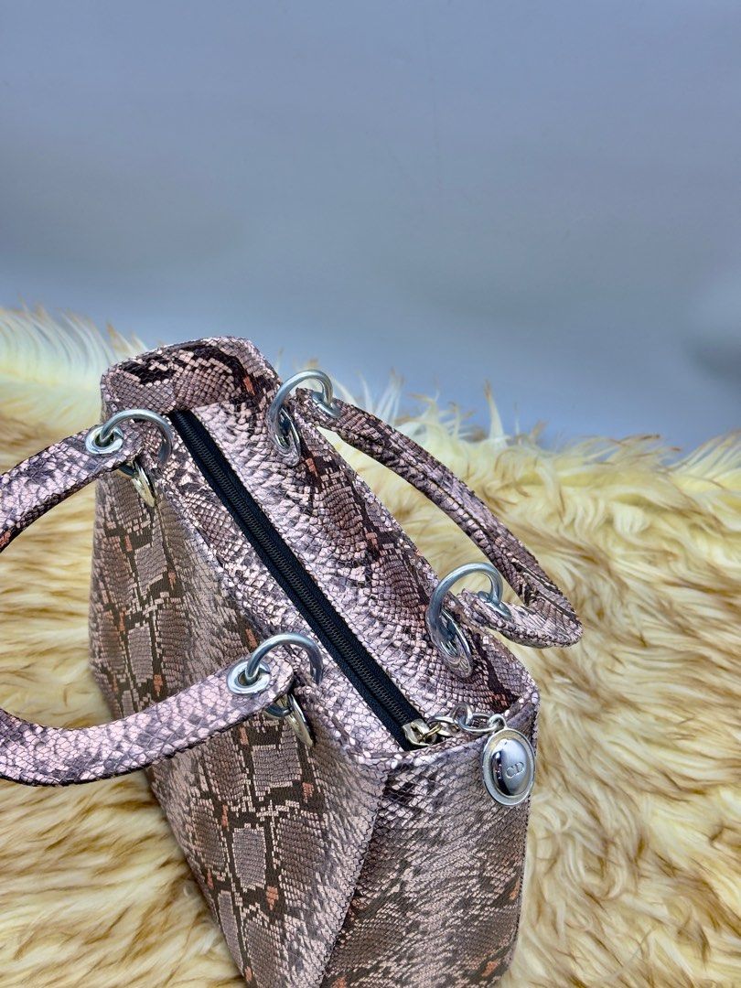 LADY DIOR SNAKE 2 WAY 24cm ( SVH ) Authentic, Luxury, Bags & Wallets on ...