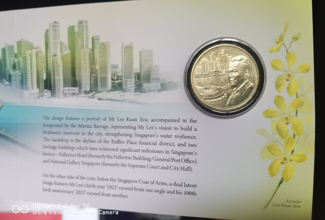 Lee Kuan Yew LKY 100th Birth Anniversary Coin, Hobbies & Toys ...