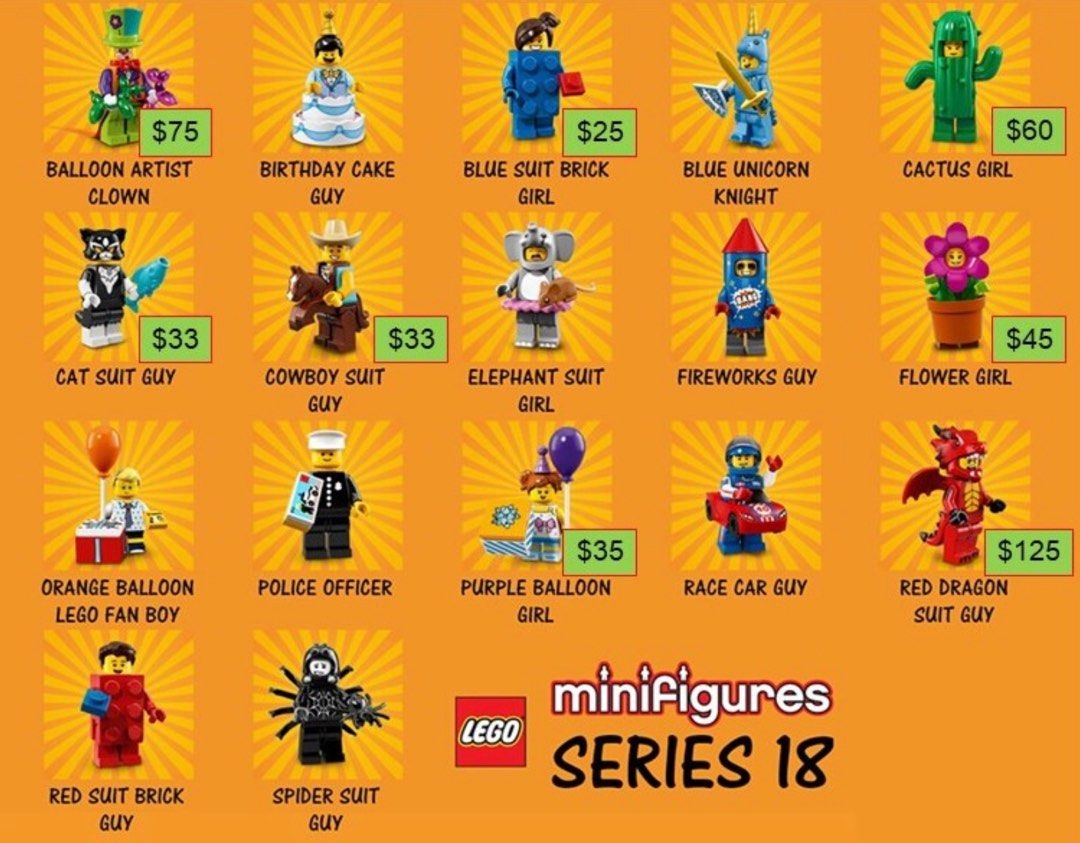 Lego 71021 Minifigures, 興趣及遊戲, 玩具 & 遊戲類 - Carousell