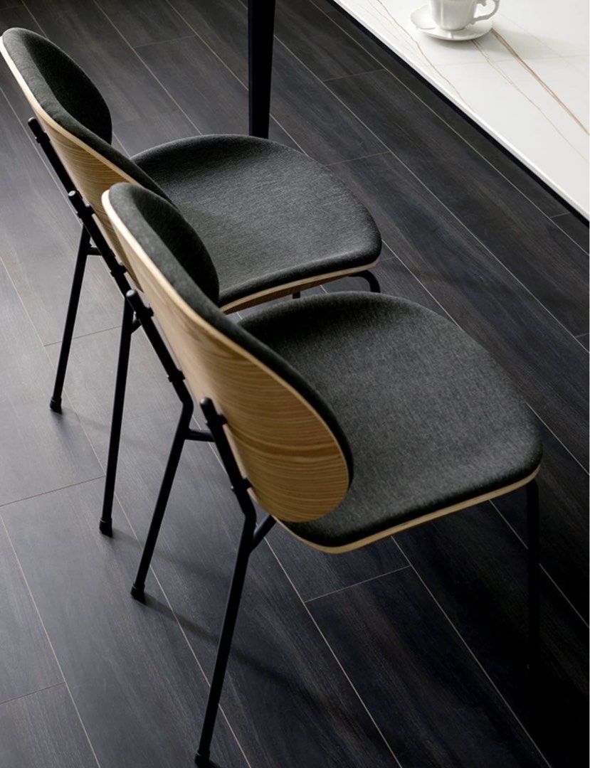 LIAVE Modern Fabric Dining Chair, Furniture & Home Living, Furniture ...