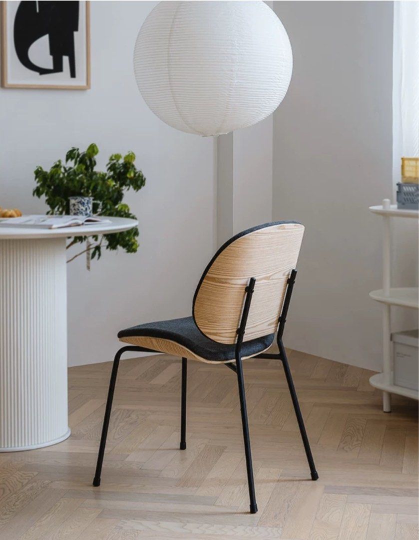 LIAVE Modern Fabric Dining Chair, Furniture & Home Living, Furniture ...