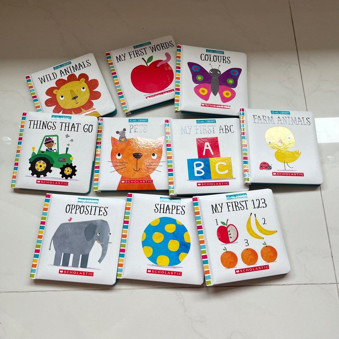 Little Library Board Book Set with carrier, Hobbies & Toys, Books ...