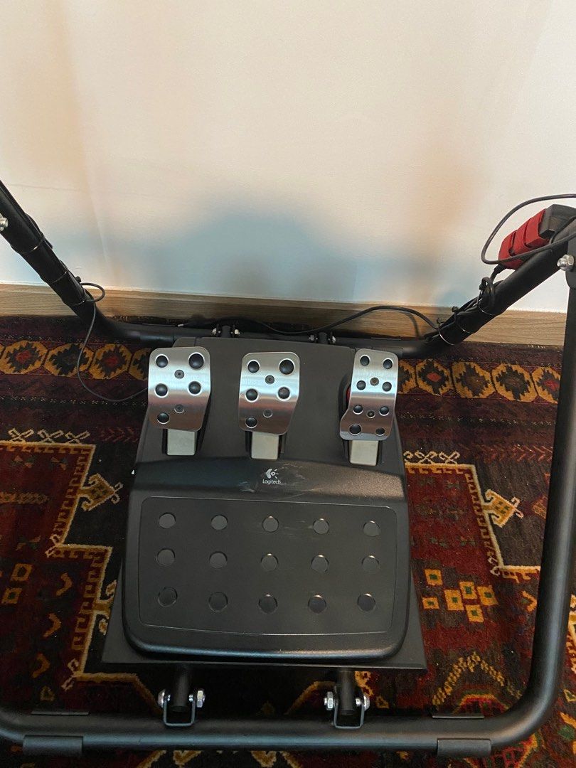 *Negotiable*Logitech G27 Wheel with Stand!, Video Gaming, Gaming ...