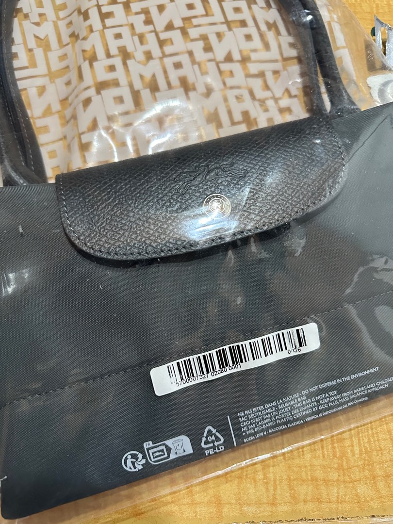 Original Longchamp Le Pliage Graphite (bought from Italy), Luxury, Bags ...
