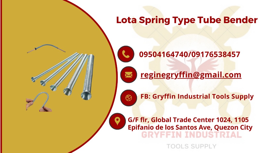 Lota Spring Type Tube Bender, Commercial & Industrial, Industrial ...