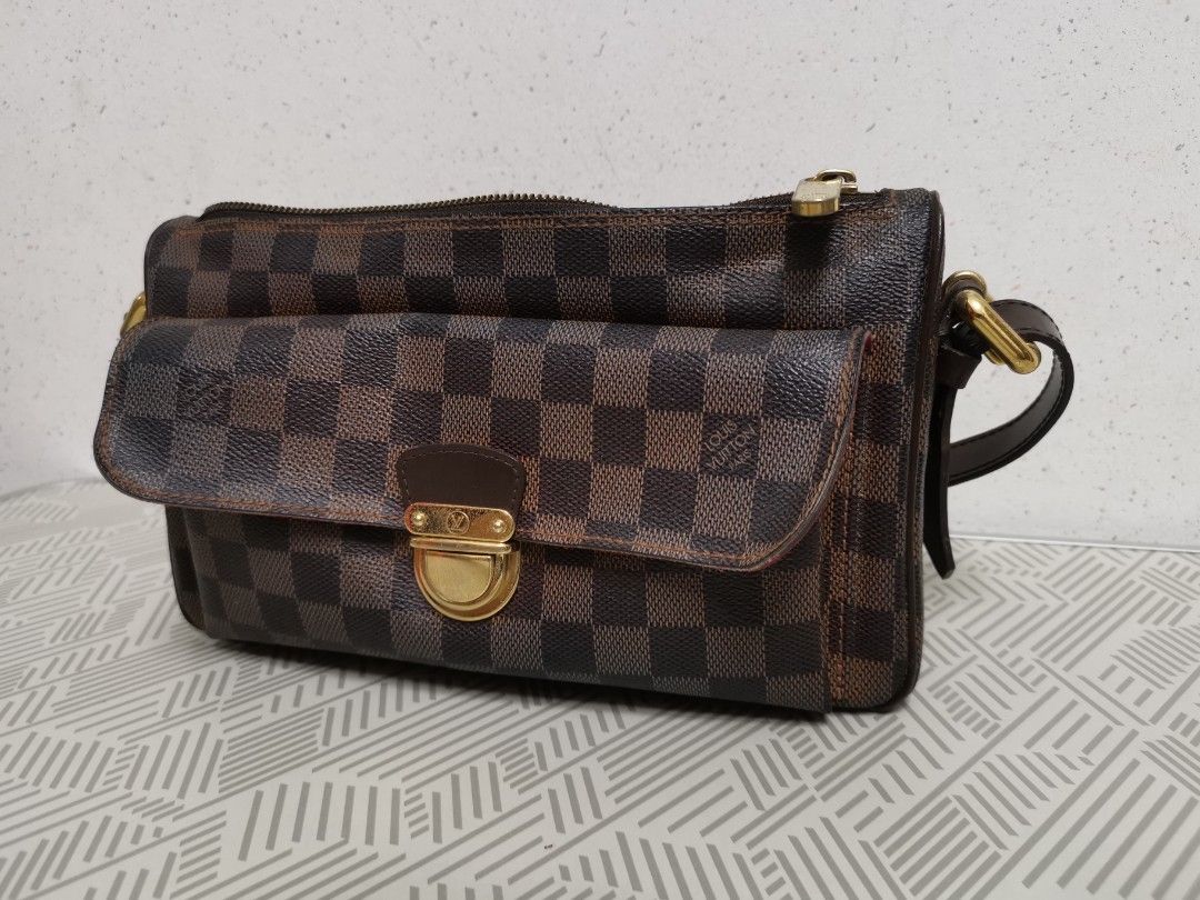 Louis Vuitton LV Damier Ebene Canvas Ravello GM Bag, Women's Fashion ...