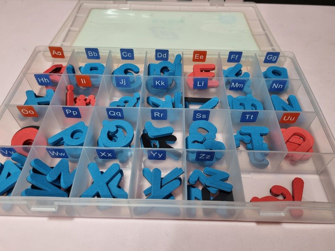 Magnetic alphabet box, Hobbies & Toys, Toys & Games on Carousell