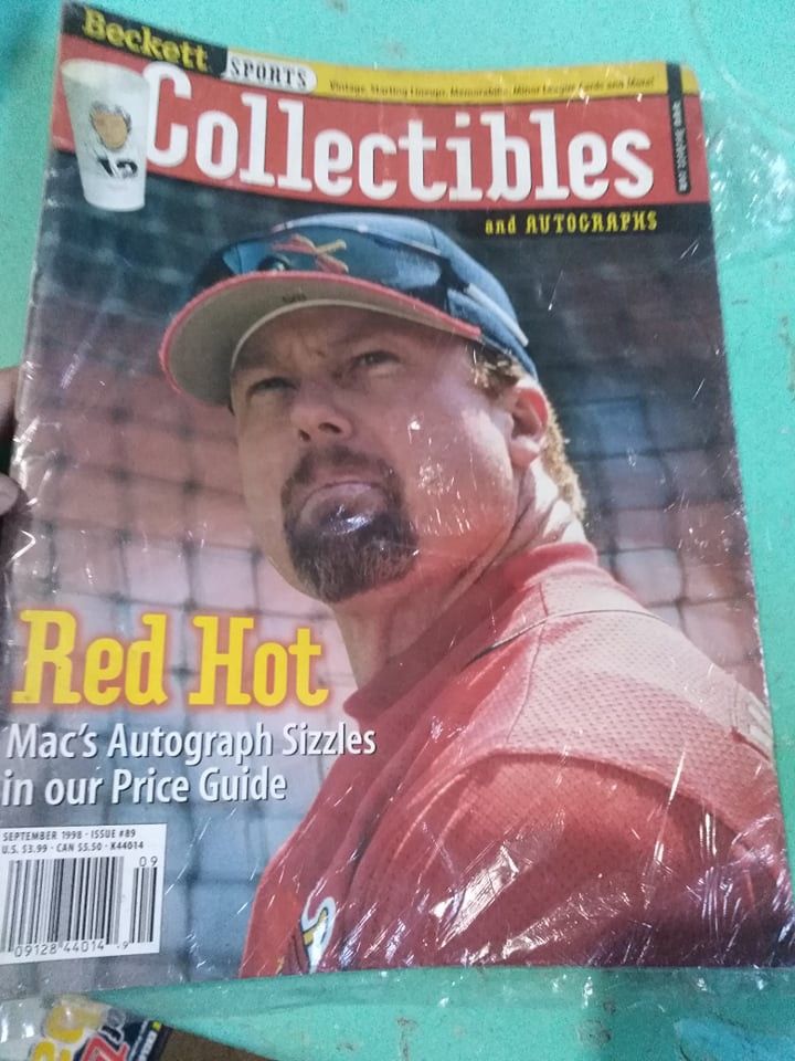 Mark McGwire cover Beckett collectibles magazine 1997 issue, Hobbies ...