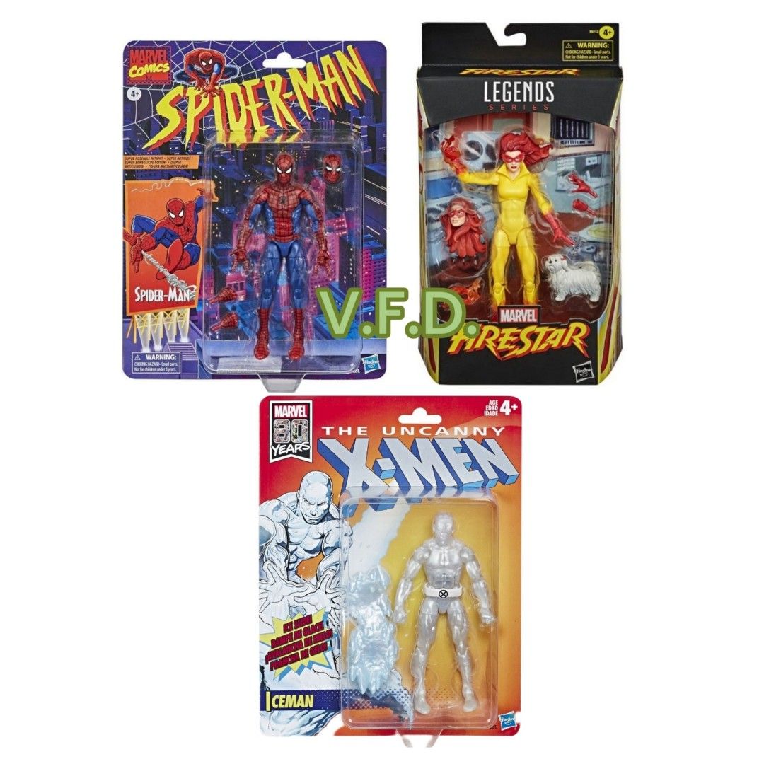 Marvel Legends Spider Man and his Amazing Friends Bundle Set (Spiderman ...