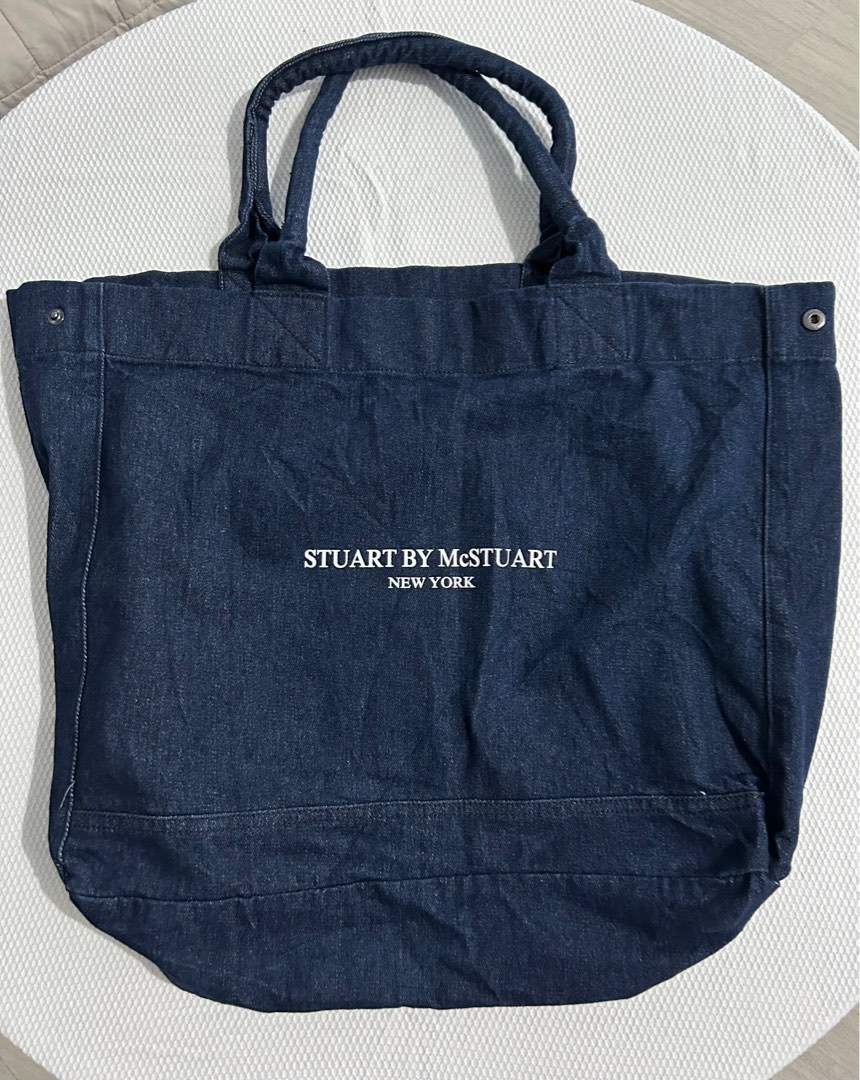 McStuart denim shoulder bag, Women's Fashion, Bags & Wallets, Shoulder ...