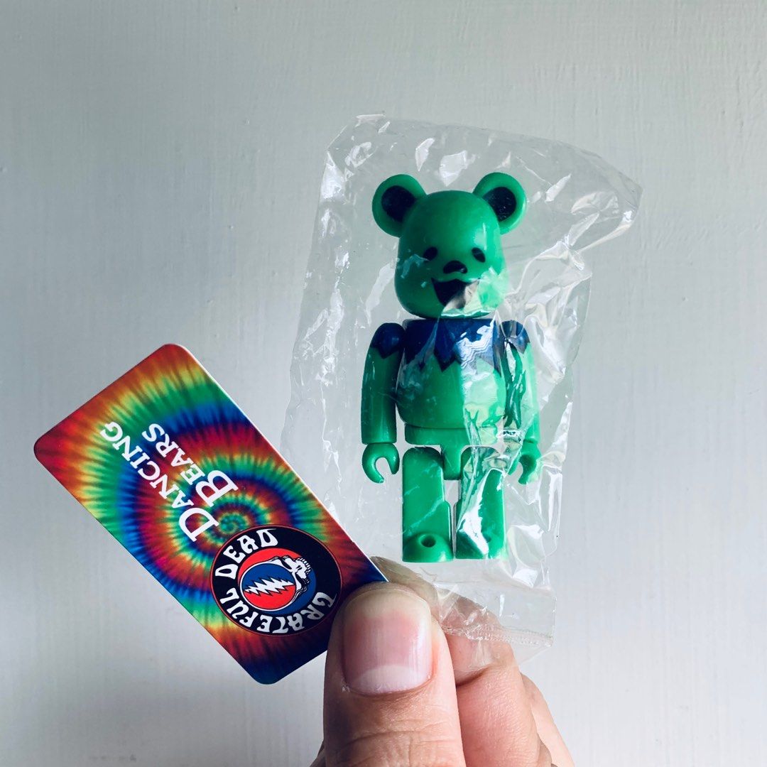 メディコムトイ|medicom Toy Be Rbrick S29 Grateful Dead Dancing Bear 跳舞熊 綠色 隱藏版