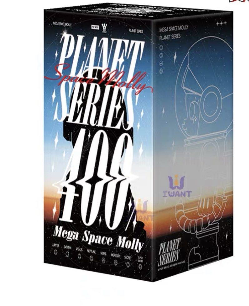 400% MEGA SPACE MOLLY 29.5 cm PLANET SERIES POPMART / FULL SET / SINGLE BLIND BOX / ABLE TO ...