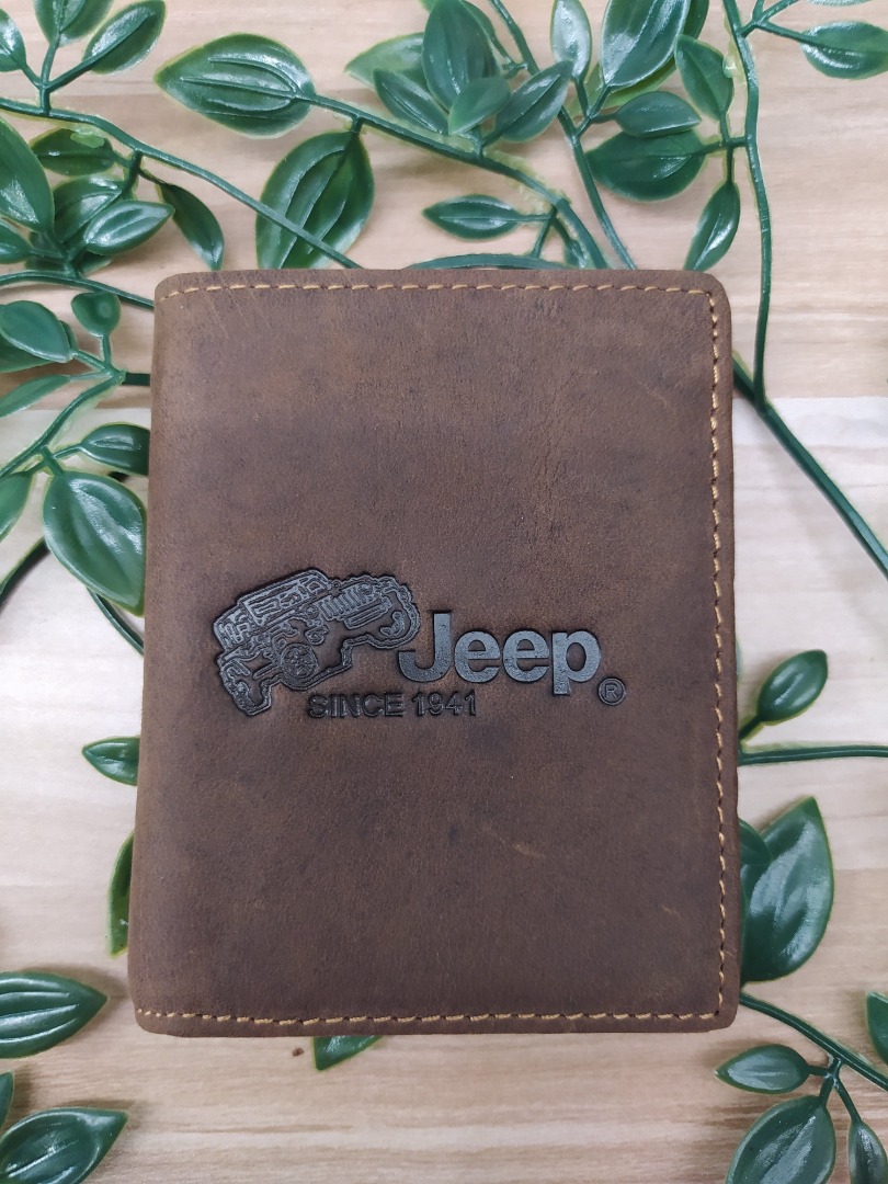 Men Leather Wallet JEEP, Men's Fashion, Watches & Accessories, Wallets ...