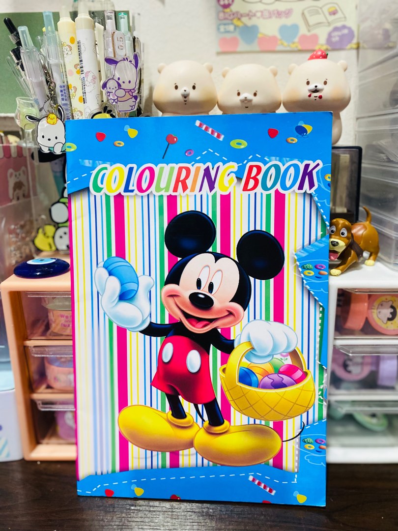 mickey mouse coloring book, Hobbies & Toys, Stationary & Craft ...