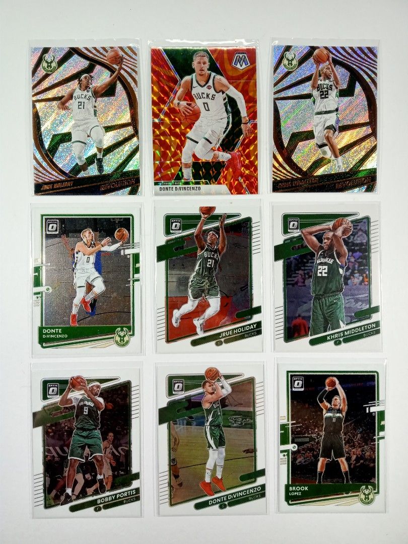 Milwaukee Bucks NBA star player cards set, Hobbies & Toys, Memorabilia ...