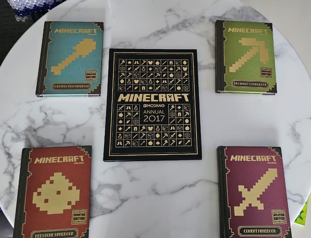 Minecraft handbooks and a 2017 Annual, Hobbies & Toys, Books ...
