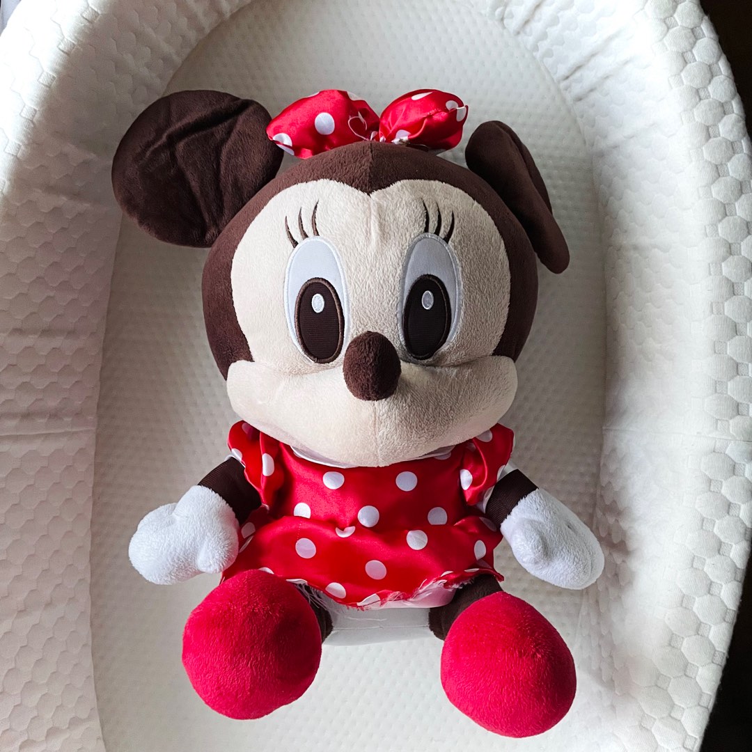 Minnie Mouse disney stuffed toy, Hobbies & Toys, Toys & Games on Carousell