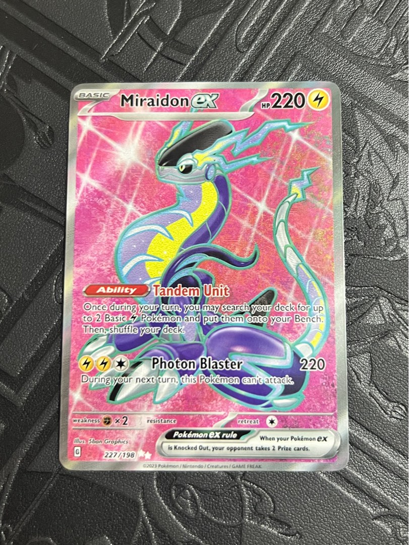 Miraidon ex Magnet Pokemon TCG Promotional Magnets 7-11 Singapore ...