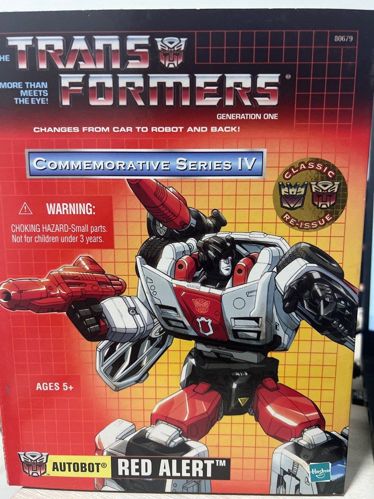 MISB Transformers Red Alert Commemorative Series, Hobbies & Toys, Toys ...