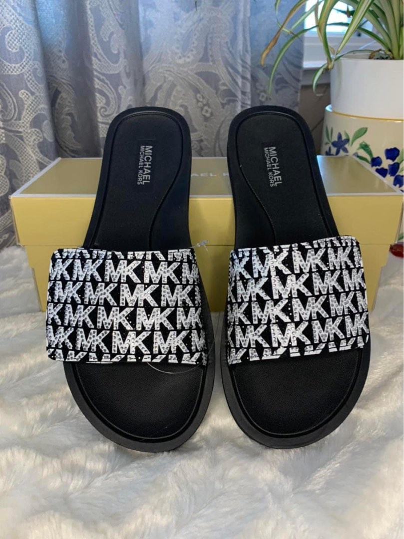 Mk slide, Luxury, Sneakers & Footwear on Carousell