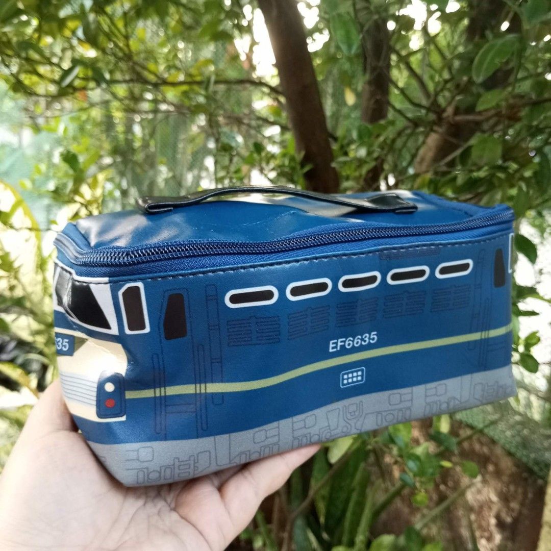 MonoMaster 150th Anniversary of Railway Opening Blue Train Pouch, Women's Fashion, Bags ...