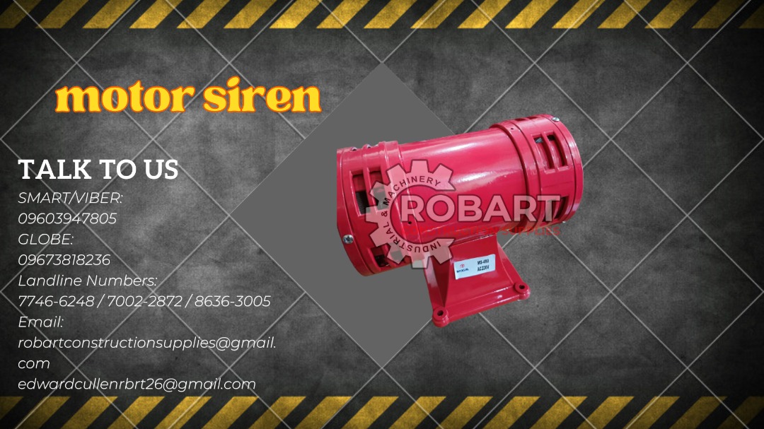 motor siren, Commercial & Industrial, Construction & Building Materials ...