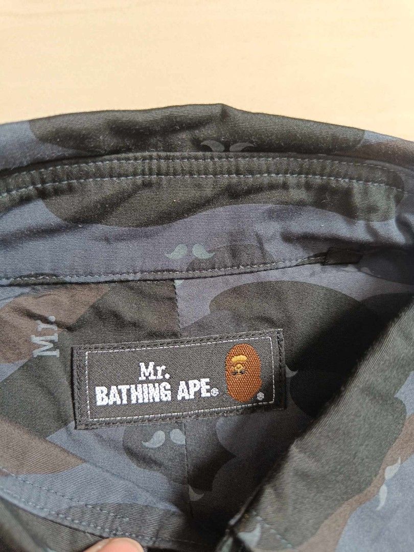 MR. BAPE POLO BUTTONS, Men's Fashion, Tops & Sets, Tshirts & Polo ...