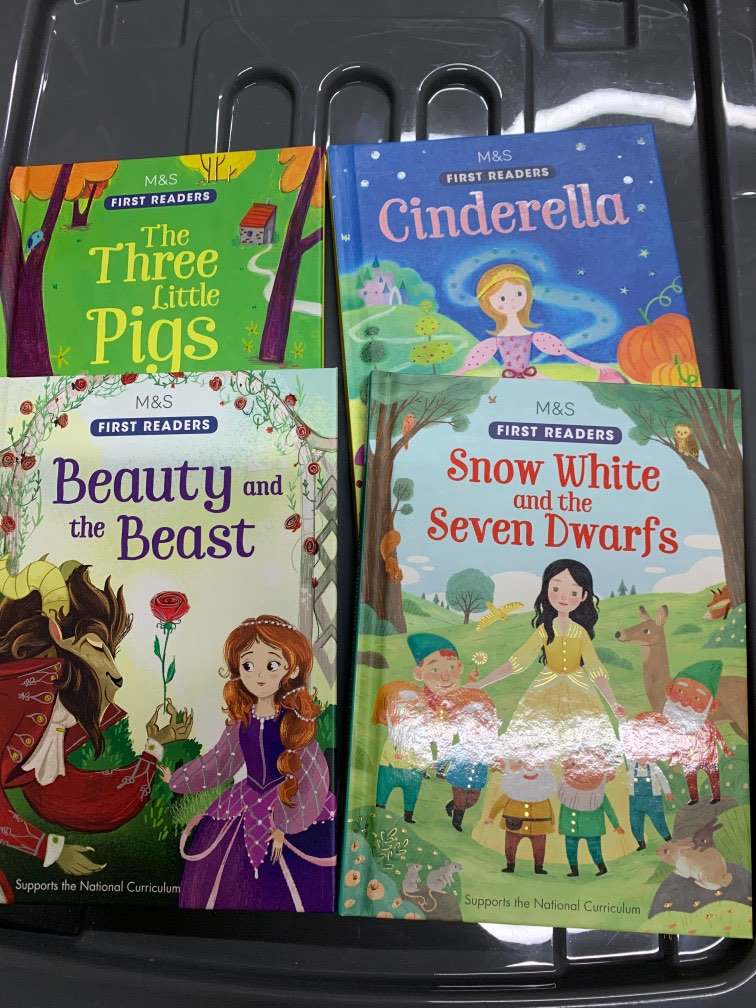 M&S First Readers #the three little pigs #beauty and the beast # ...