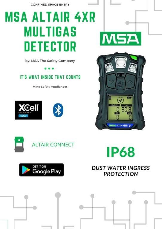 MSA ALTAIR 4XR MULTIGAS DETECTOR, Commercial & Industrial, Construction Tools & Equipment on ...