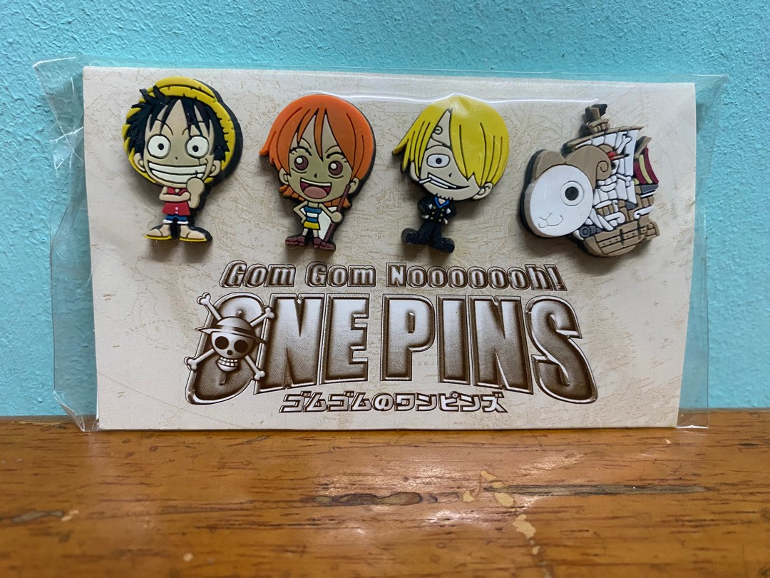 MUGIWARA ONE PIECE GOM GOM NOOO ONE PINS, Hobbies & Toys, Toys & Games ...