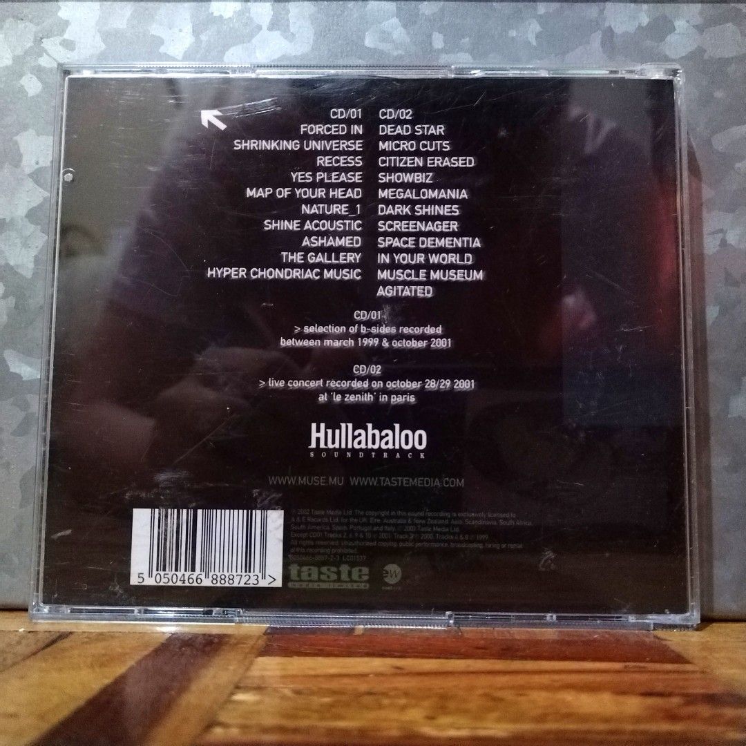 Muse - Hullabaloo Soundtrack 2CD Album, Hobbies & Toys, Music & Media ...